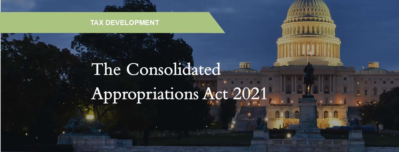 Consolidated Appropriations Act 2021 - Focus on the Family