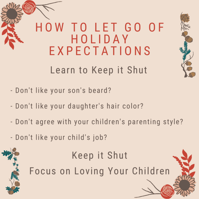 Letting Go of Holiday Expectations - Focus on the Family