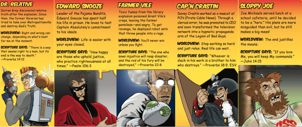 Captain Absolutely: Cast of Characters - Focus on the Family